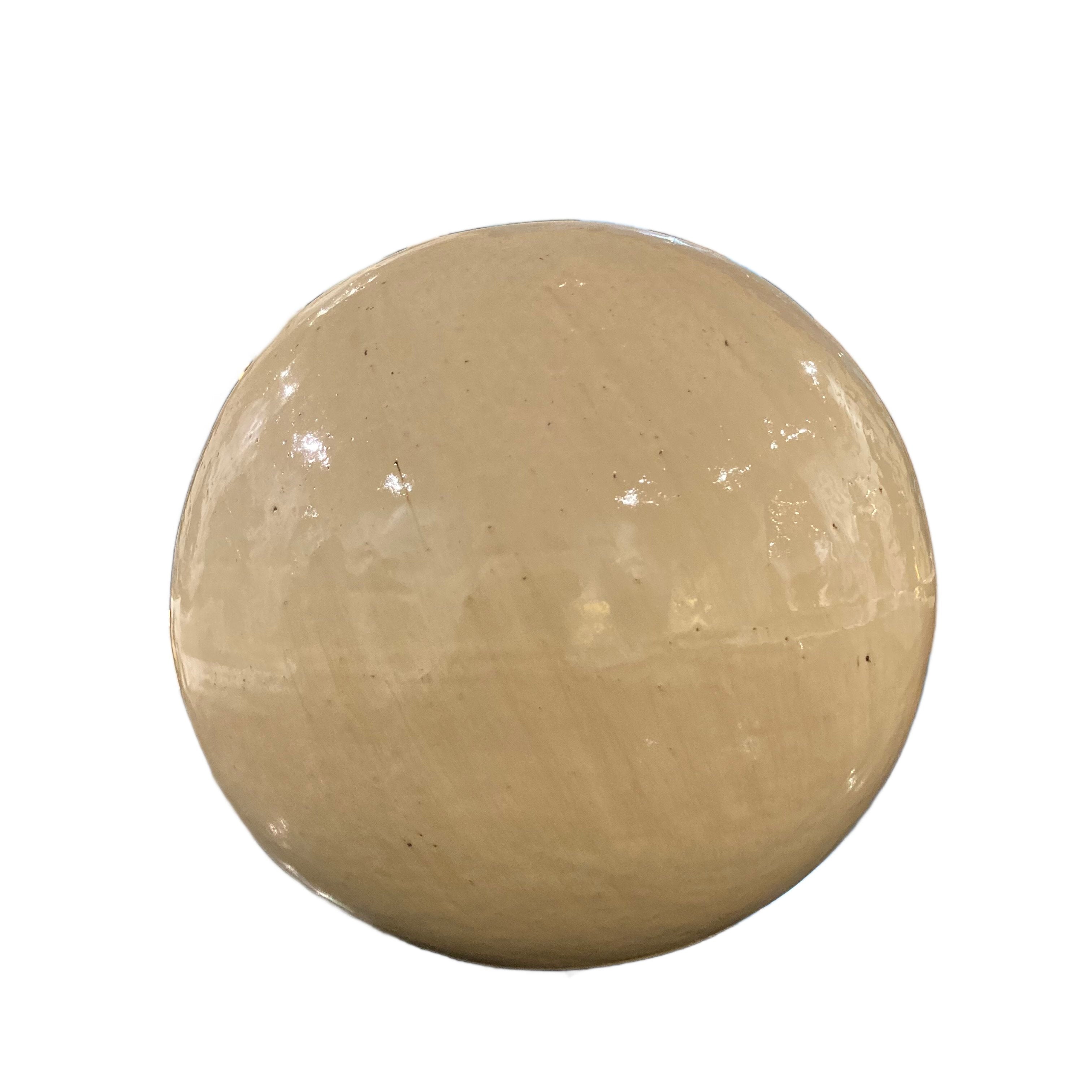 Glazed Earthenware Ceramic Orb Sphere 15"D – Moxie Interiors