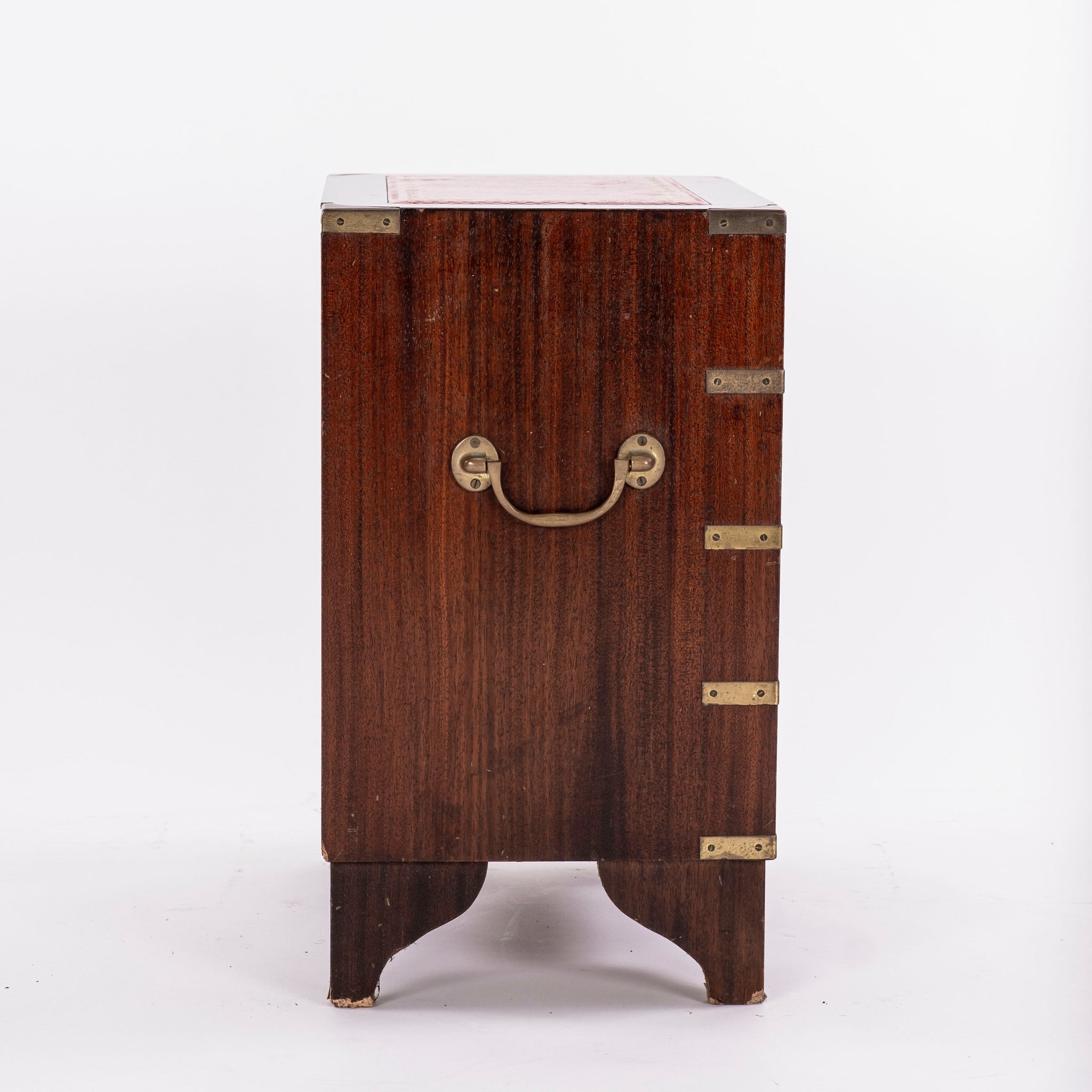 Vintage Campaign Chest with Brass Hardware – Moxie Interiors