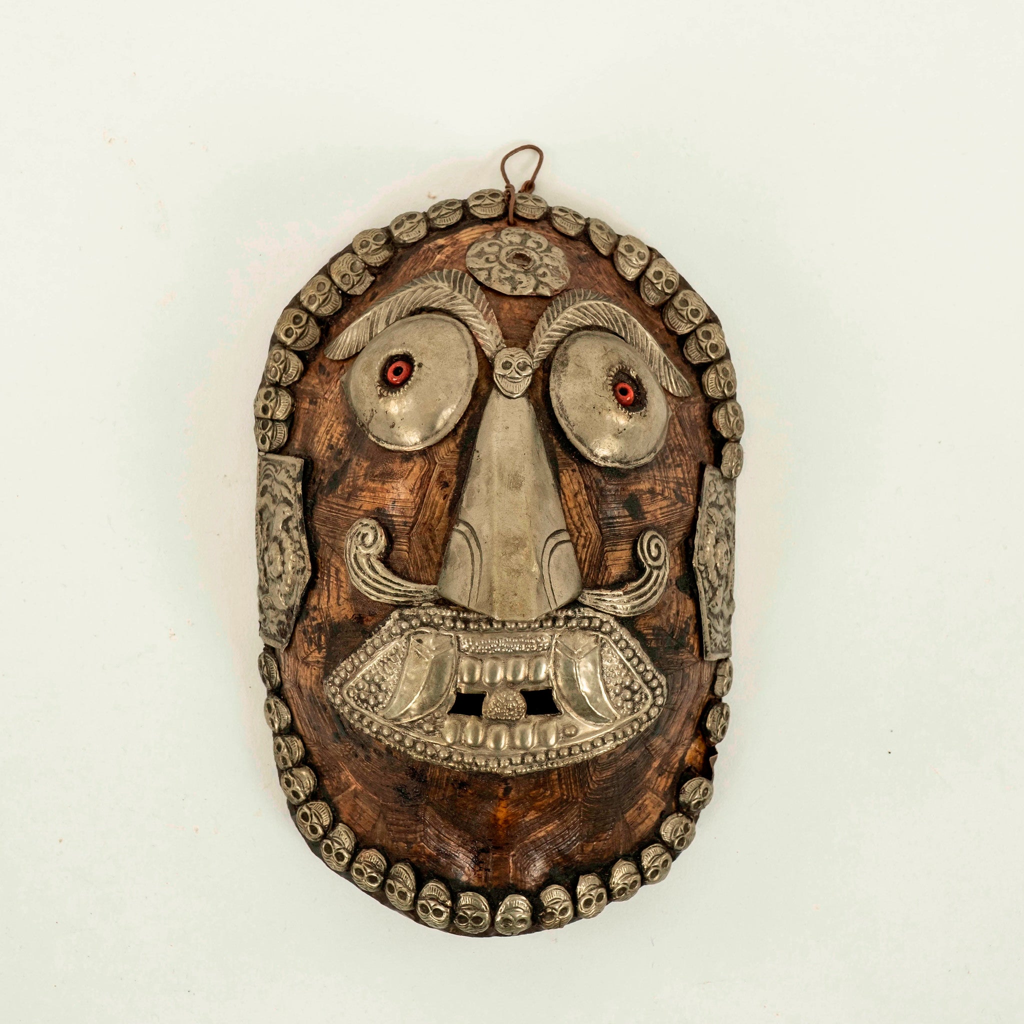 Small Tibetan Buddhist Turtle Shell Mask – Moxie Interiors